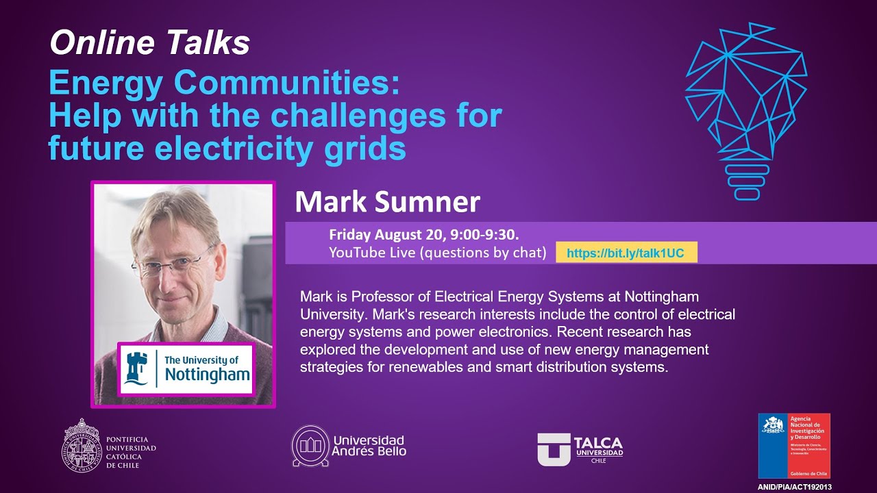 Online Talks | Energy Communities: Help with the challenges for future ...