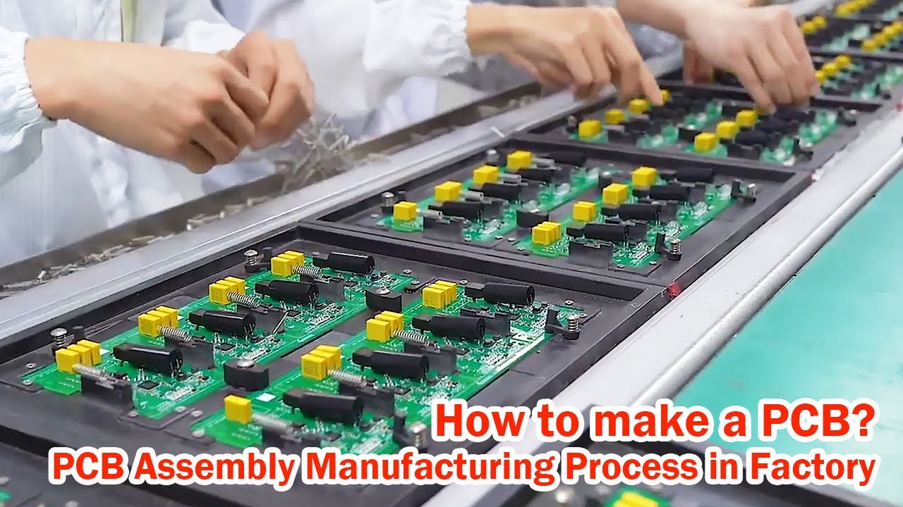How to make a PCB? PCB Assembly Manufacturing Process in Factory.#pcb # ...