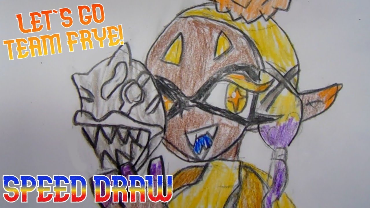 Frye | Traditional Art Speed Draw | Splatoon 3 - YouTube