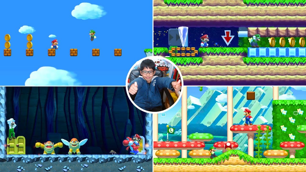 Papá hacker 😉 y Mamá noob 😁 jugando niveles Random | Super Mario Maker ...
