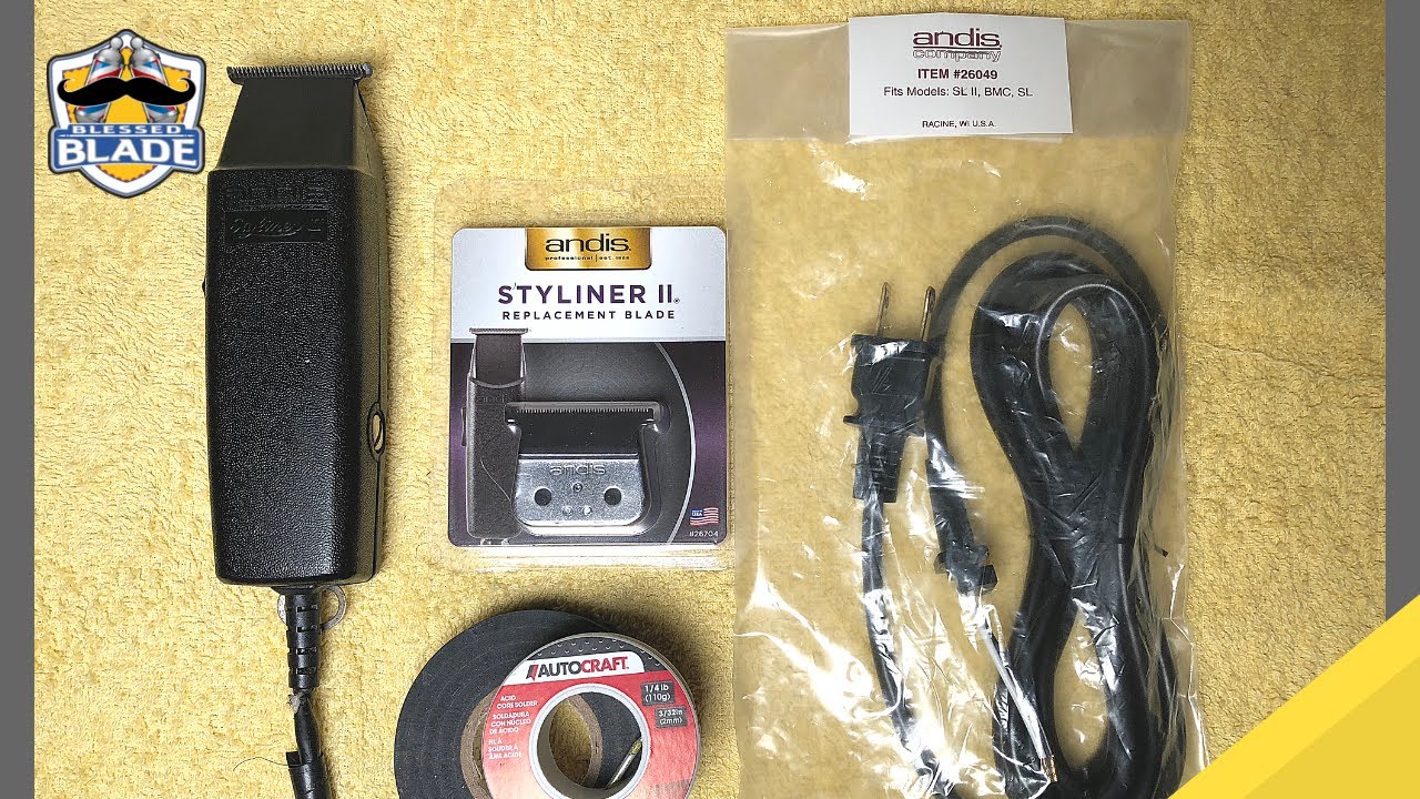 Trimer Andis Styliner 2 Arreglando Cable de Corriente y Cambiando la ...