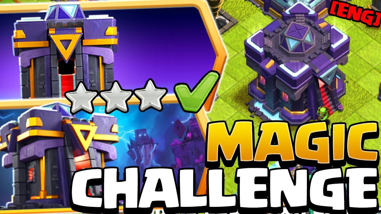 3 STAR vs (EPIC) MAGIC CHALLENGE | EASY 3 Stars in Clash of Clans - YouTube