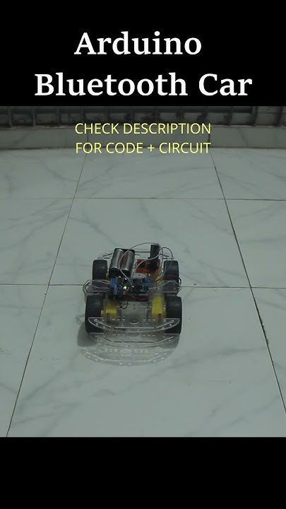 Arduino Uno Android Bluetooth car - YouTube