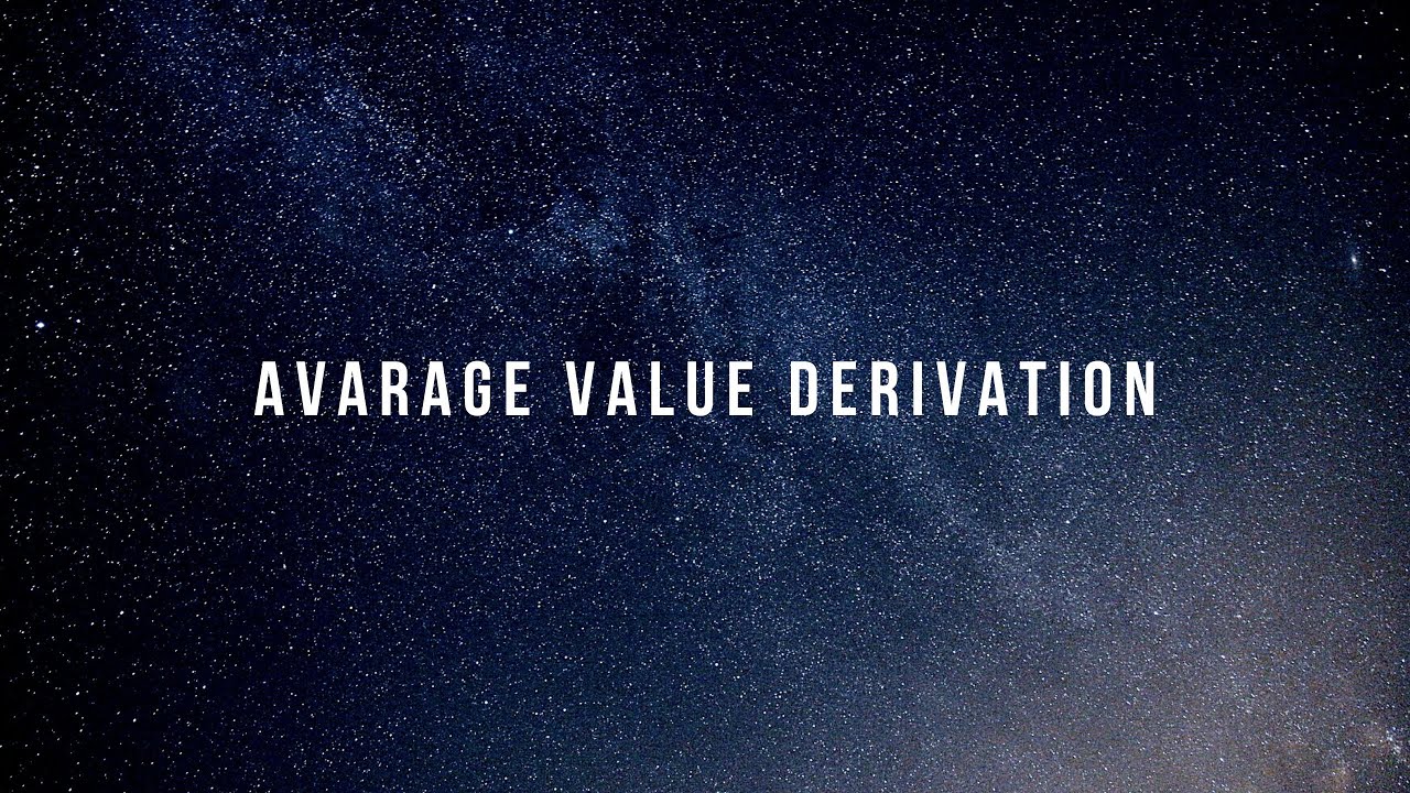 Average Value Derivation of Sinusoidal Voltage ll AC Circuits ll BHK ...
