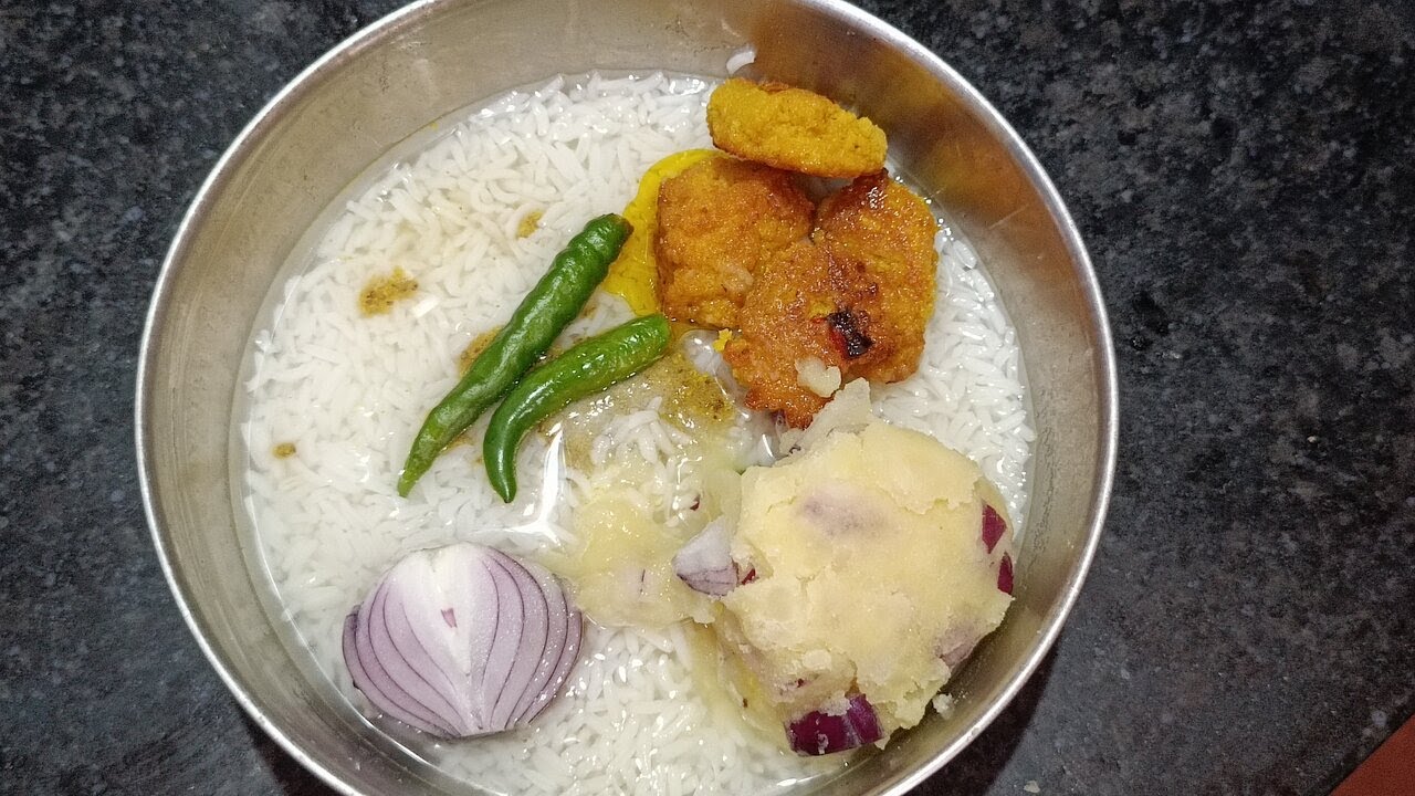 BENGALI RECIPE | TASTY PANTA BHAT RECIPE | BEST RECIPE FOR SUMMER # ...