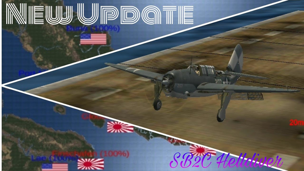 Gunship Sequel Ww2 | New Update SB2C Helldiver and New Guinea 1944. - YouTube