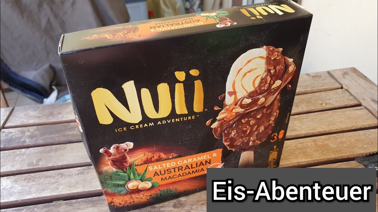 Nuii Ice Cream Adventures Salted Caramel & Australian Macadamia | Test ...