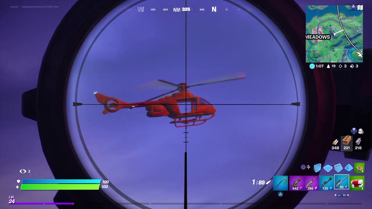 Fortnite second chopper headshot - YouTube