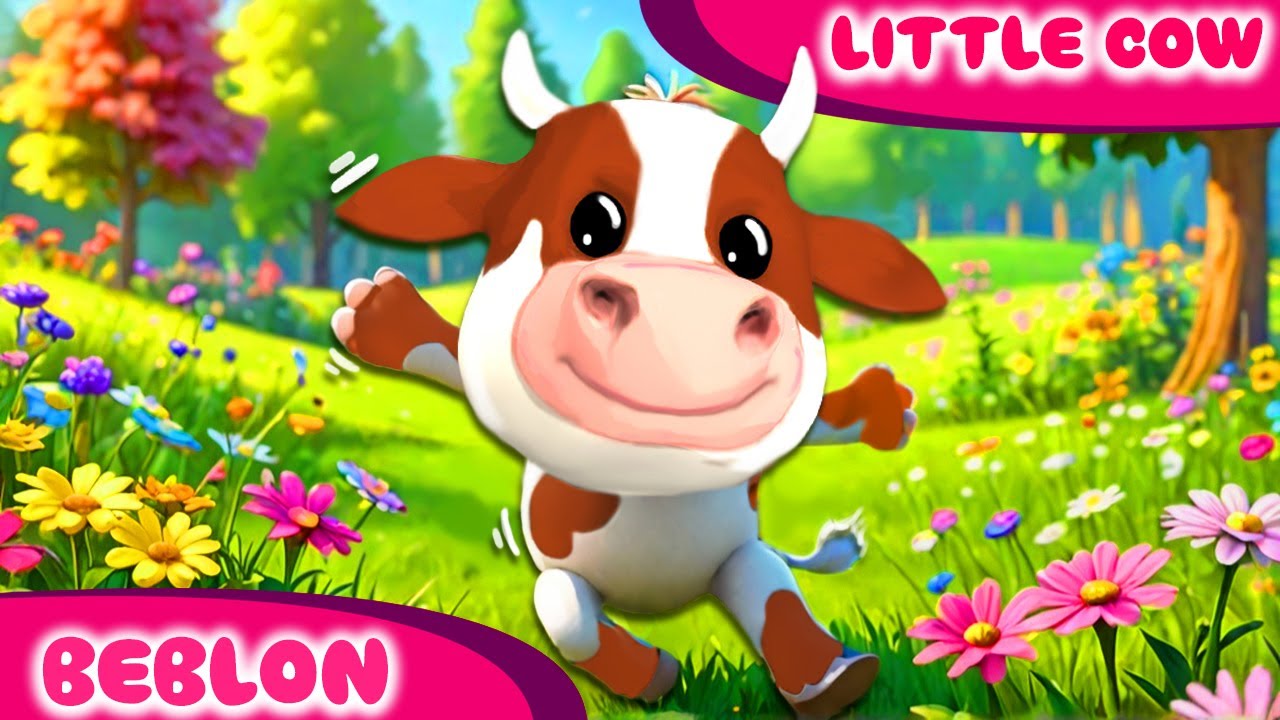 Little Cow in the Meadow 🐄 Fun Kids Song & Dance! 🌿🎶 - YouTube