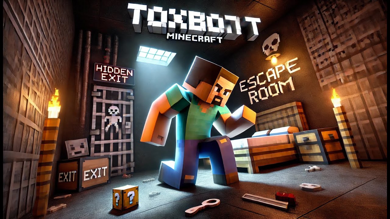 Minecraft Escape Room Part 1 | #minecraft #escaperoom - YouTube