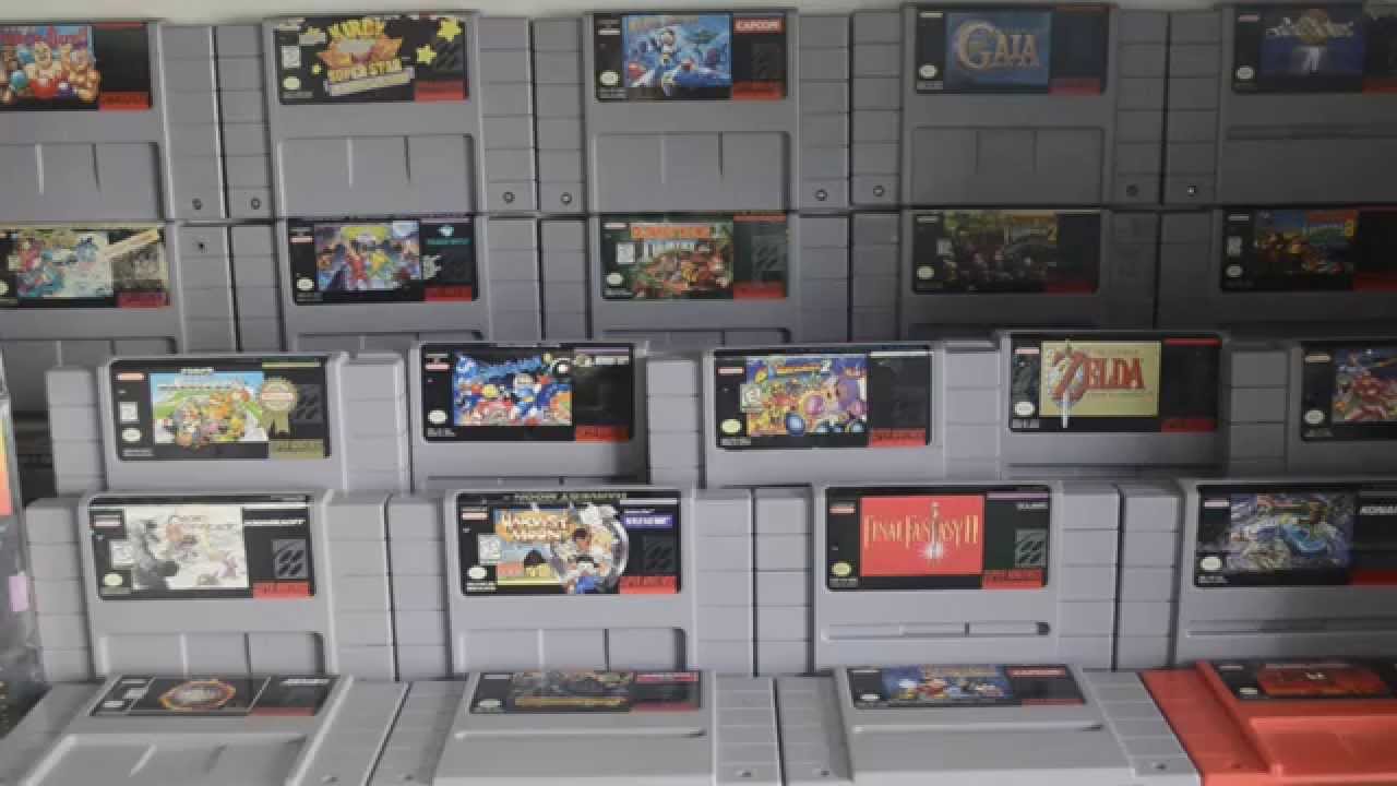 SNES Collection Video! 67 games in 3:14 - YouTube