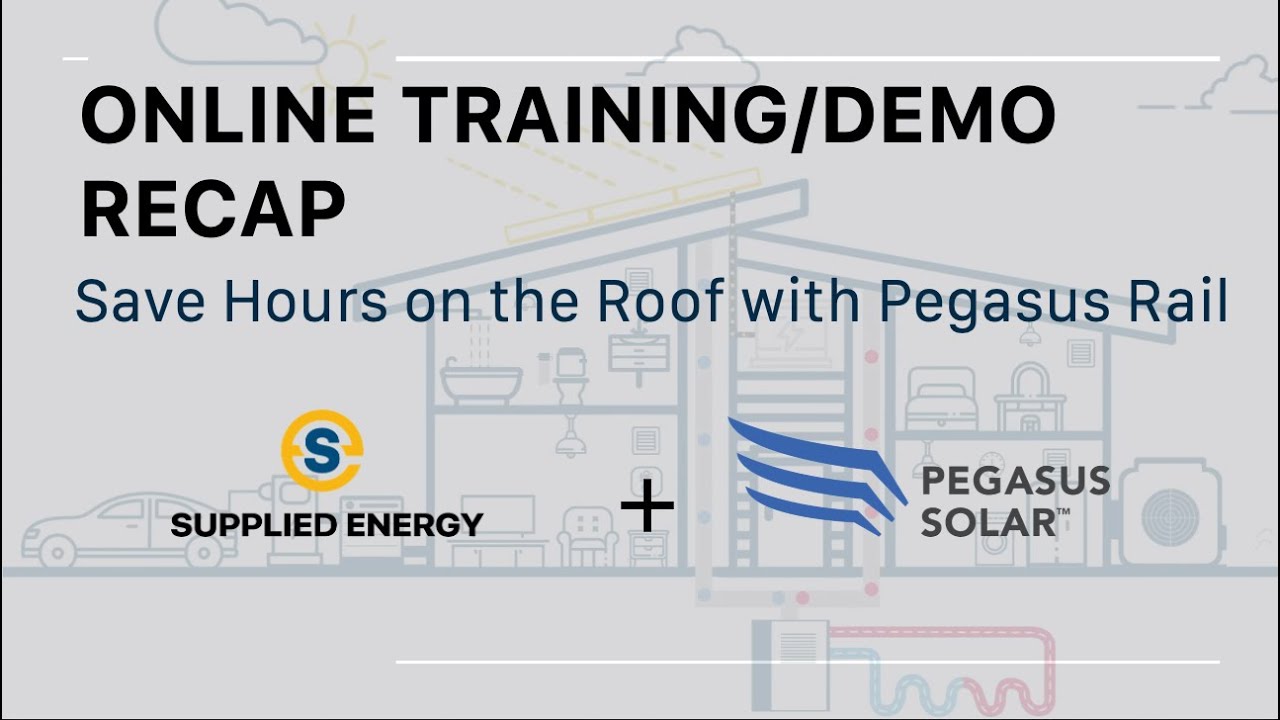 Save Hours on the Roof with Pegasus Rail - YouTube