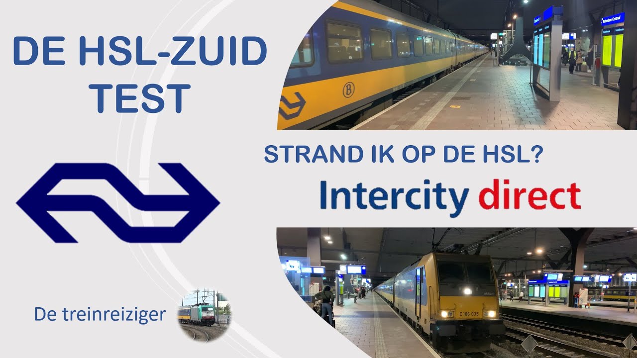 STRAND IK OP DE HSL-ZUID?! - HSL-Zuid test #detreinreizigervlogt - YouTube