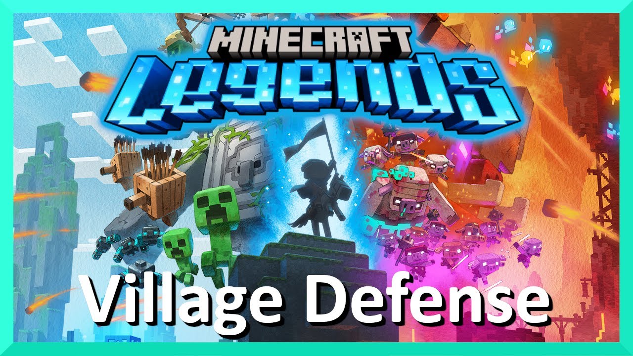 Village Defense - Minecraft Legends - YouTube