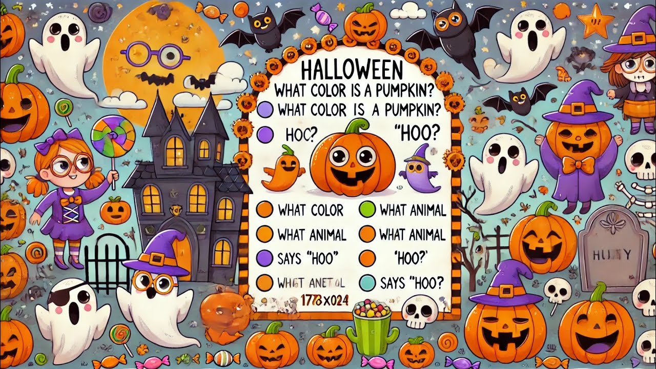 "Halloween Trivia Challenge for Kids! 🎃 Fun and Spooky Quiz Under 10 ...