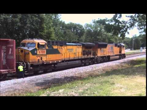 UP 6708 (Patched CNW) on NS P85! - YouTube