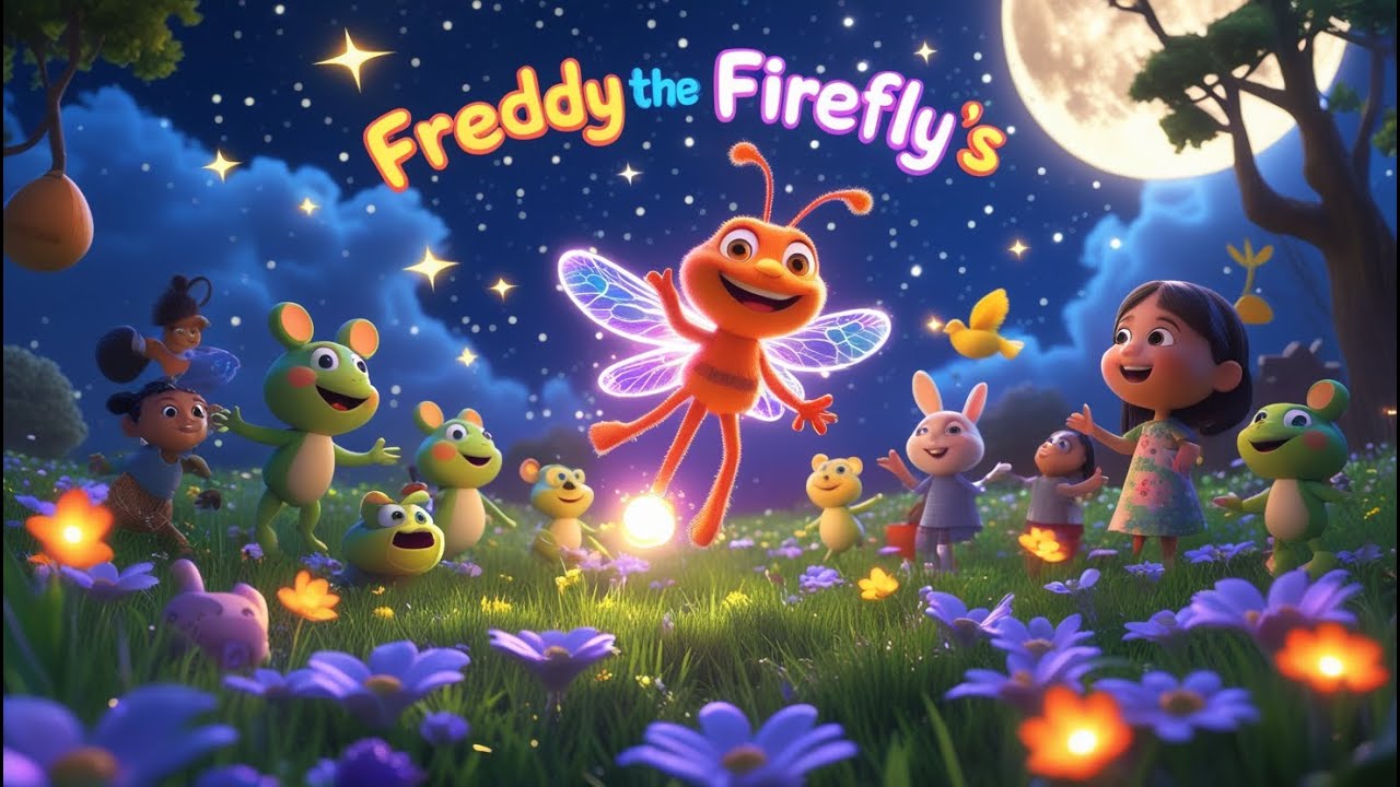 Freddy the Firefly’s Glowing Adventure - New Rhythm | Kids Song ...