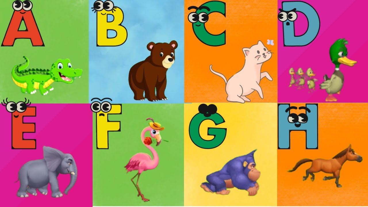 ABC Animals Sound Song for Kids! | ABC with Animal Friends! - YouTube