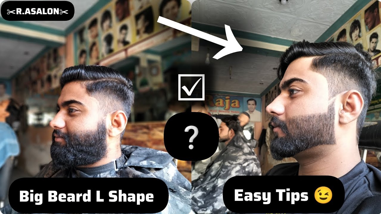 How To Big Beard L Shape | Full Tutorial 😍 Video |🔥 Easy Tips Step By ...