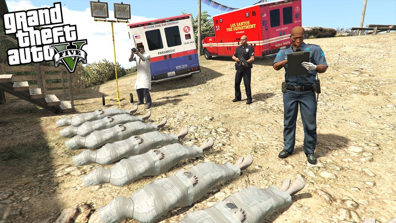HUGE POLICE RAID IN GTA 5 - BODIES FOUND!!! (GTA 5 REAL LIFE PC MOD ...