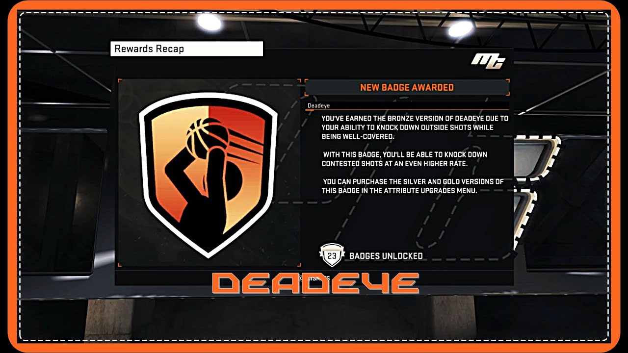 NBA 2K15 - How To Get Deadeye Badge Tutorial!! - YouTube