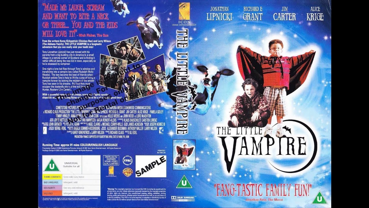 Original VHS Opening: The Little Vampire (2001 UK Rental Tape) - YouTube