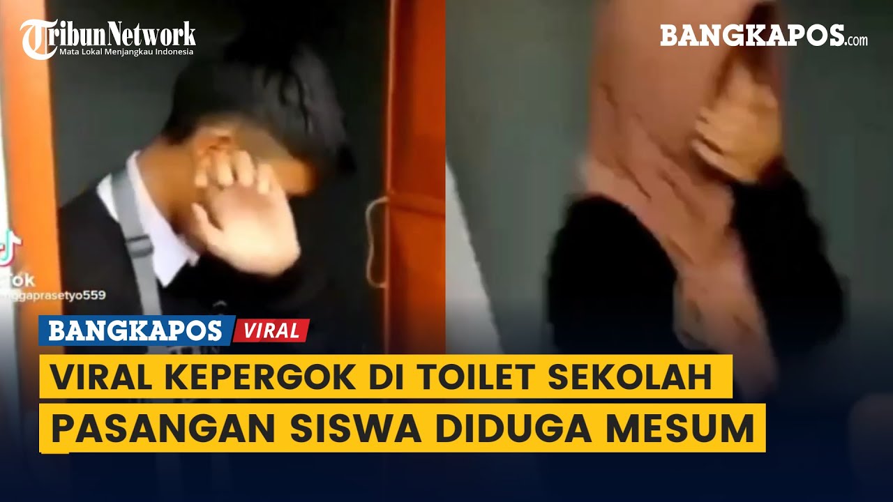 Viral! Kepergok Berduaan di Kamar Mandi, Pasangan Anak Sekolah Diduga Sedang Mesum - YouTube