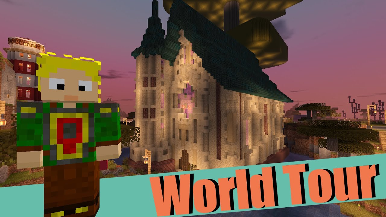 Minecraft ~ SMP Cinematic World Tour ~ 1.15-1.16 - YouTube