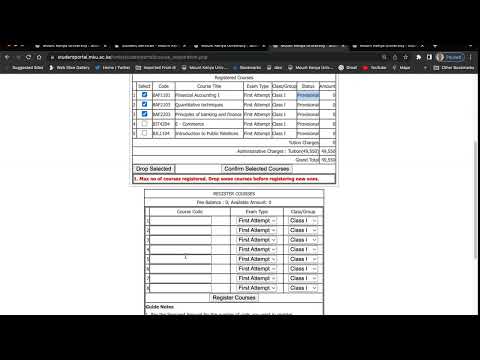 MKU Student Portal Tutorial - YouTube