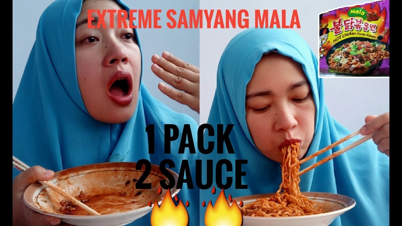 EXTREME SAMYANG MALA // 8X SPICY MALA // 1 PACK 2 SAUCE - YouTube