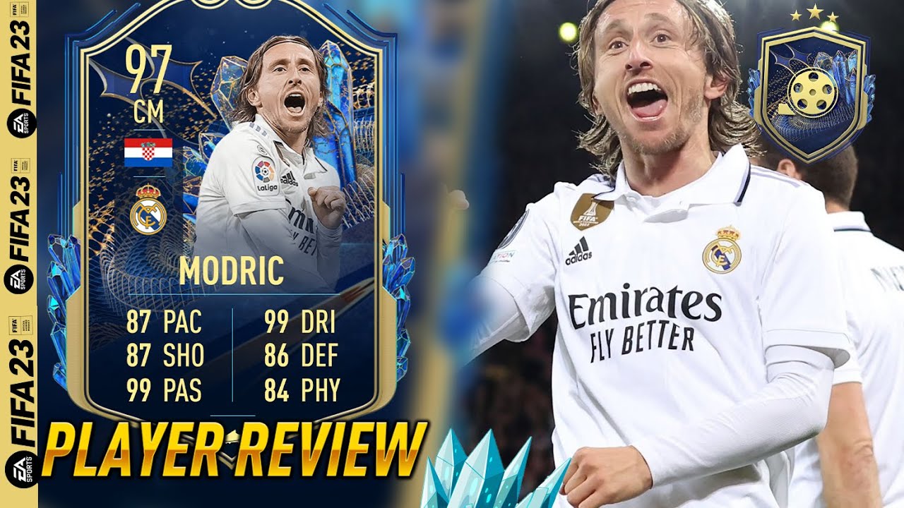 EL MEJOR... 97 LUKA MODRIC TOTS EQUIPO DE LA TEMPORADA PLAYER REVIEW ...