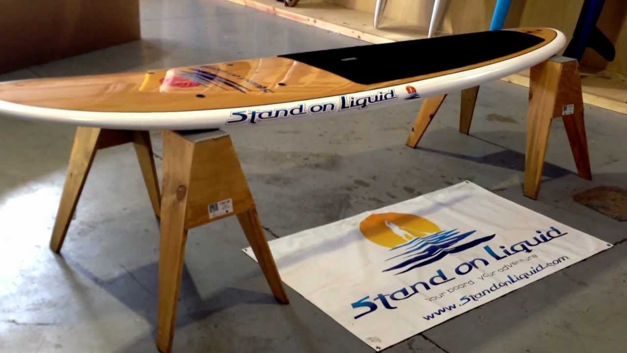 Paddle Board review of Stand On Liquid Nirvana surf wood grain 11 foot ...