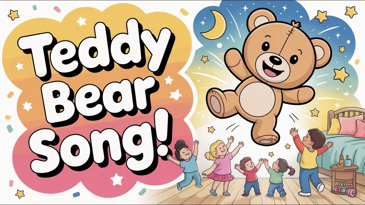 🎵 Teddy Bear Teddy Bear | Classic Nursery Rhyme for Kids | Fun Song ...