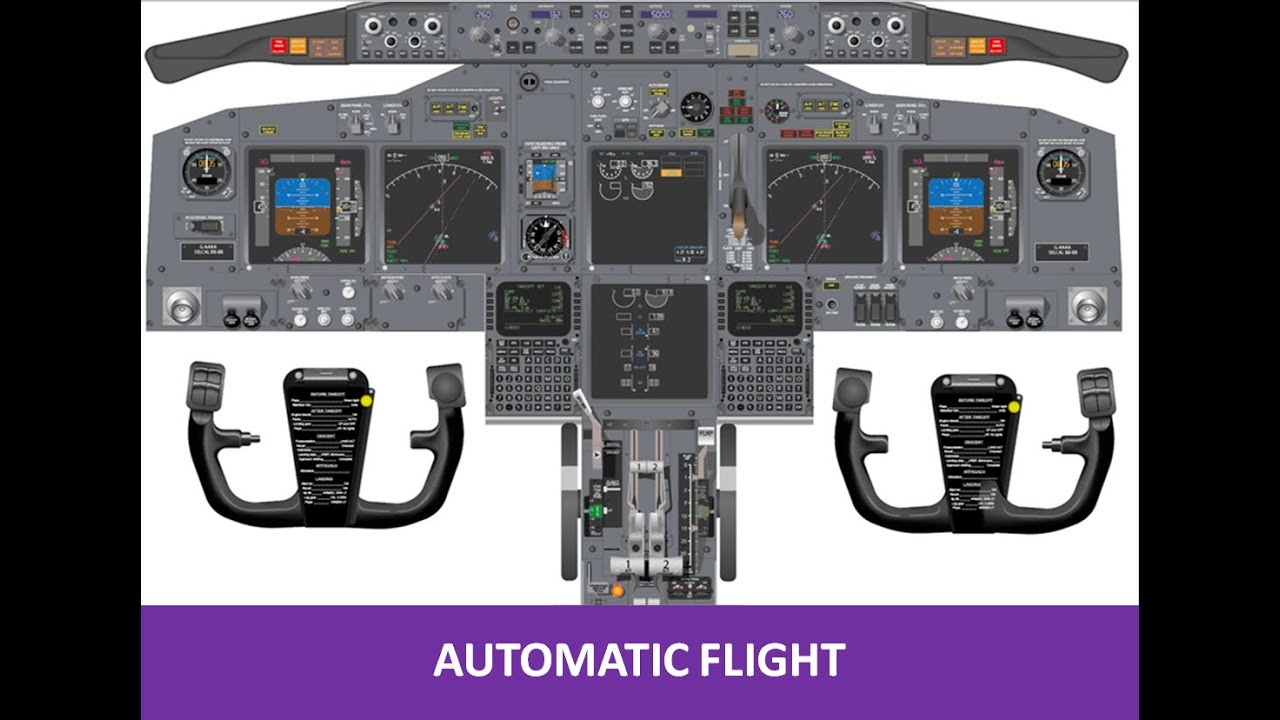 B737-900ER - AUTOMATIC FLIGHT - PITCH MODE - LVL CHG, V S, ALT HOLD ...