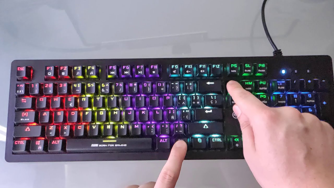 Teclado Marvo Scorpion Kg916 RGB - YouTube