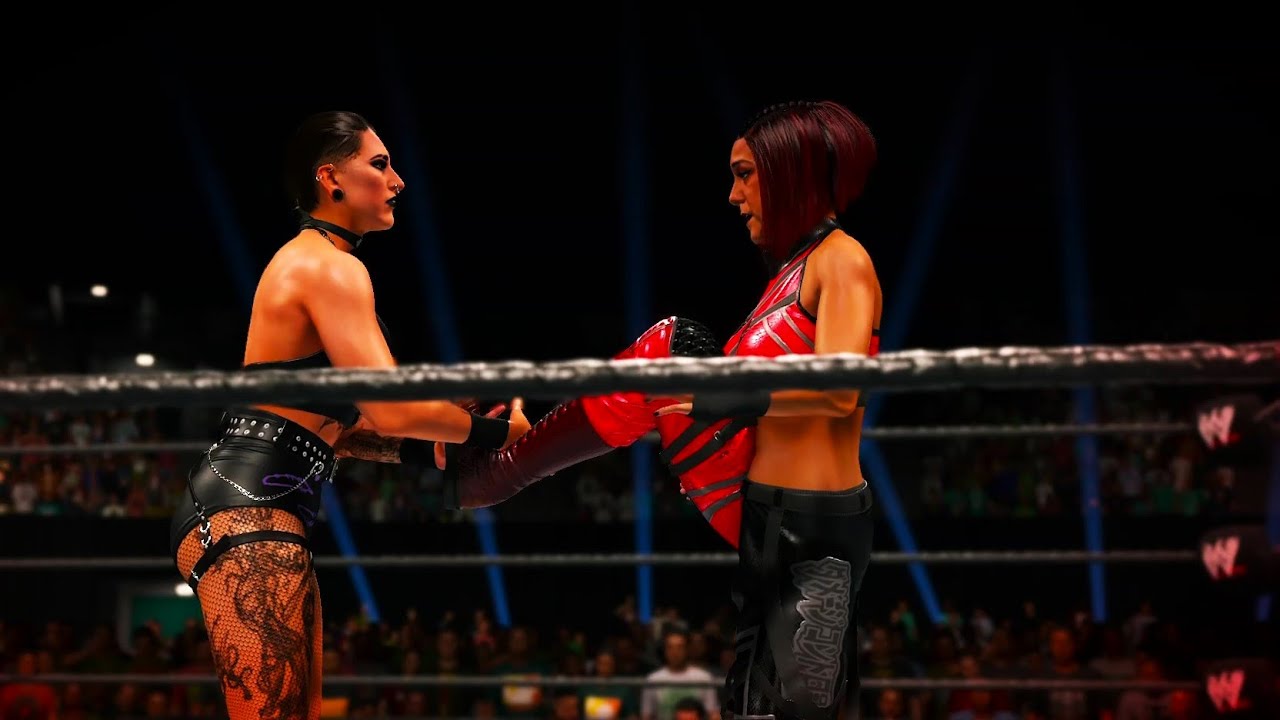 WWE RHEA RIPLEY VS BAYLEY DIVAS CHAMPIONSHIP FULL MATCH - YouTube