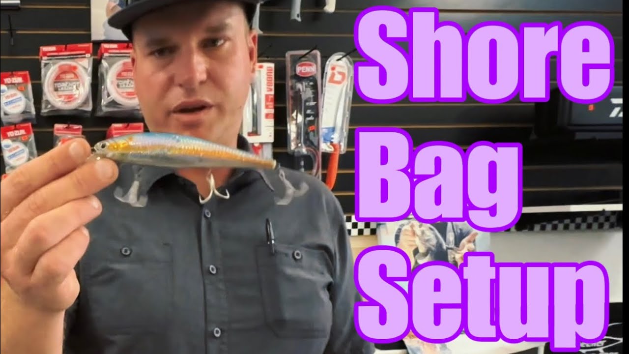 How To Setup A Shore Bag | fishing Long Beach, Marina del Rey, San ...