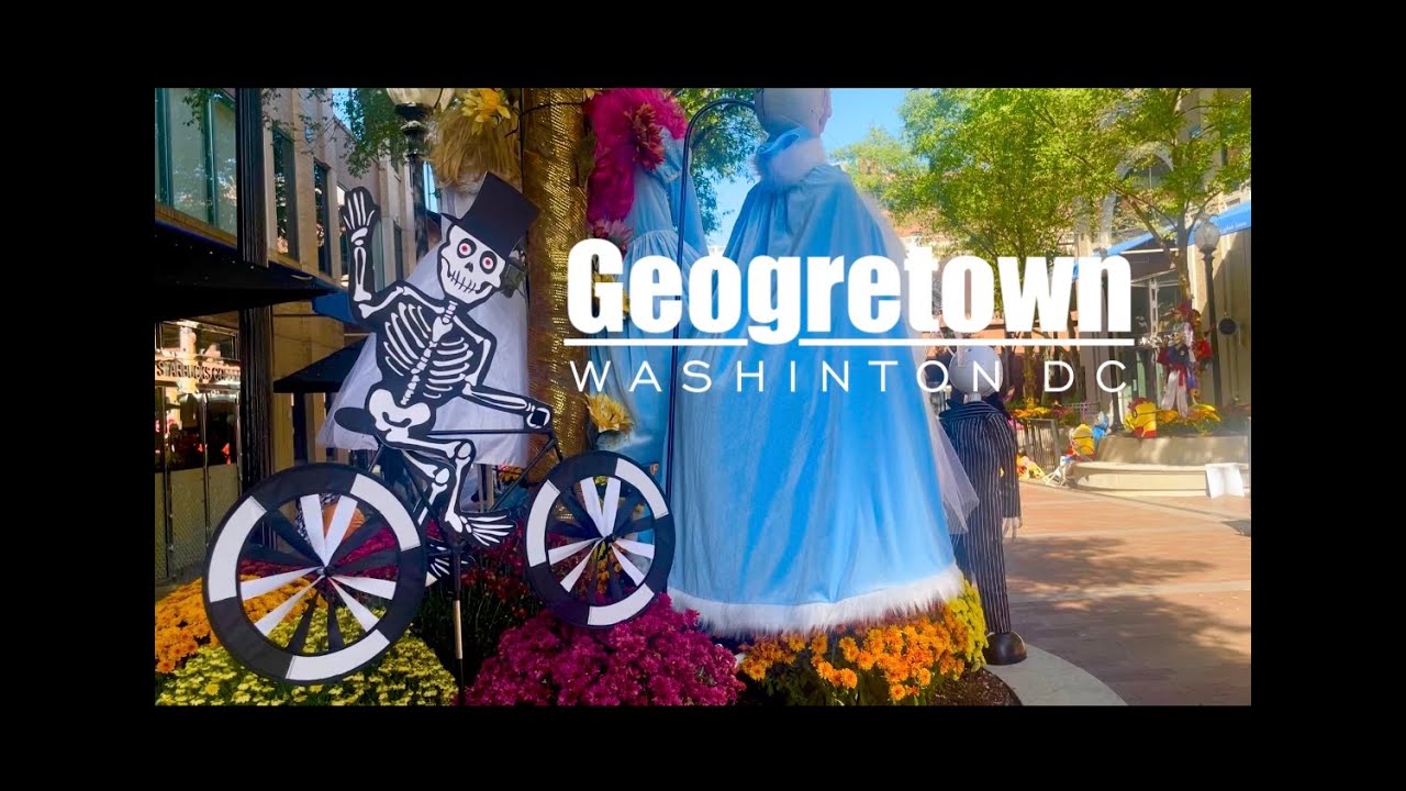 GEORGETOWN | Washington DC 🇺🇸 | Halloween Edition 🎃 - YouTube
