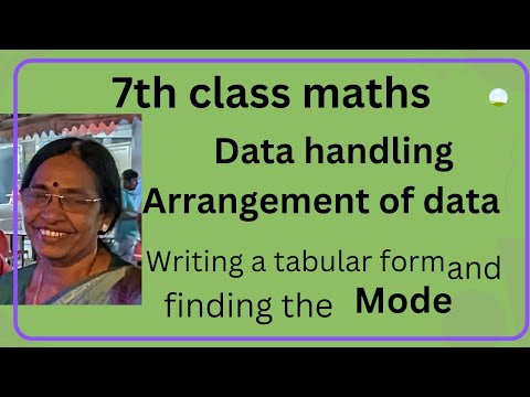 7th class maths,Data handling,mode - YouTube