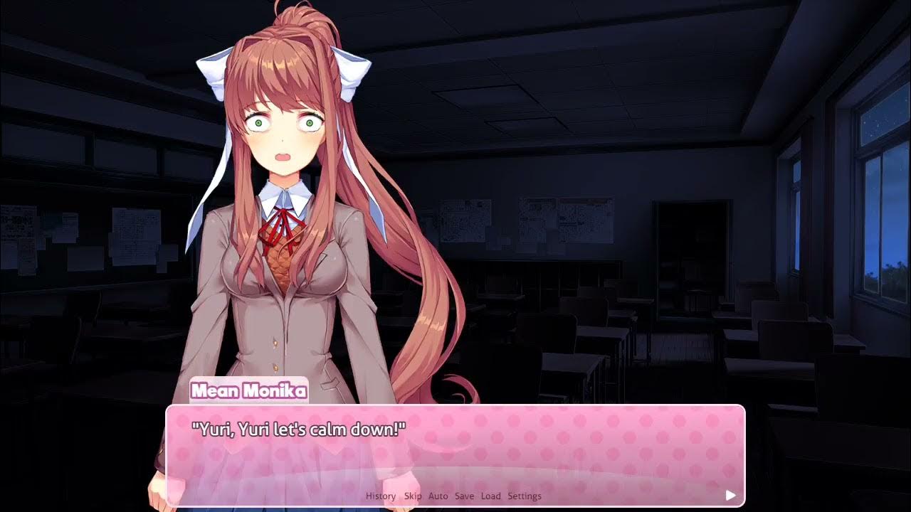 Mean Monika Went Into The Wrong House 💀 (DDLC X Tal_on) (DDLC Custom Dialogue) - YouTube