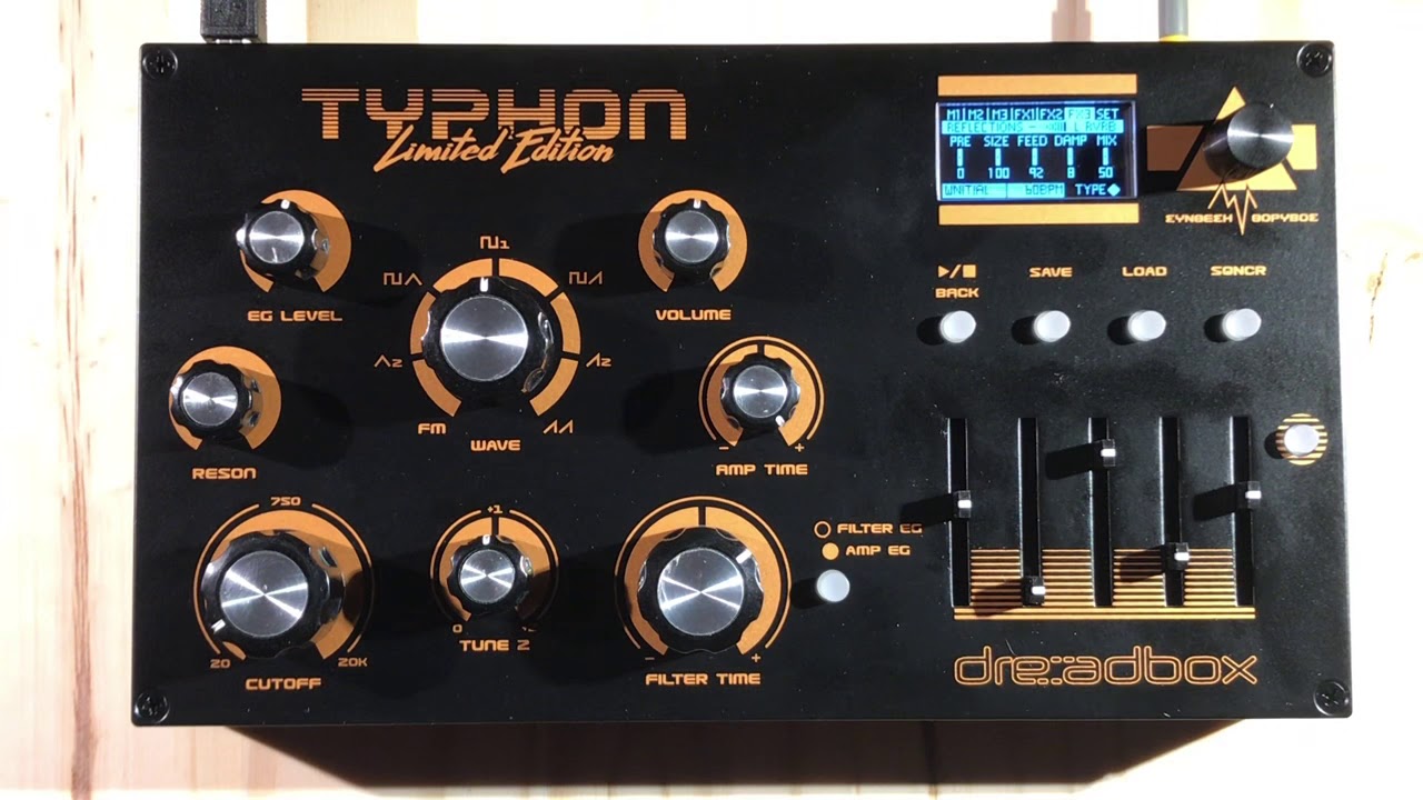 Dreadbox Typhon Limited Edition - First day patch - YouTube
