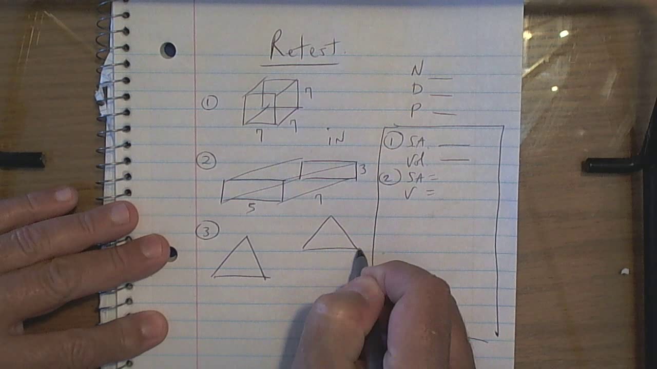 5 1 20 Retest surface Area vol no curse do your best - YouTube