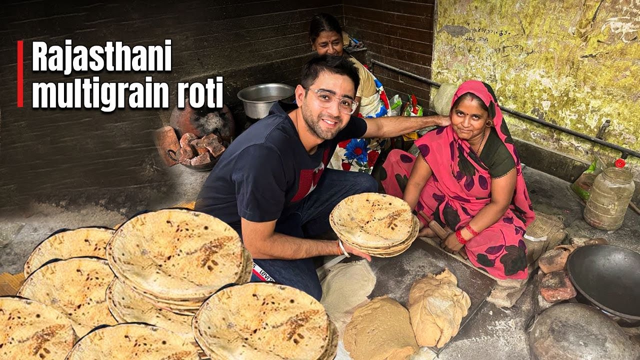 एक बार में बिकती है सेंकडो बेजड़ की रोटी | Rajasthan Ki Famous ...