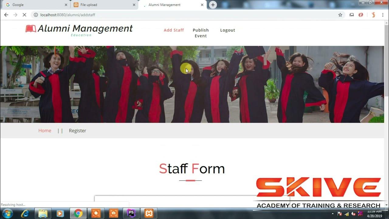 Online Alumni Management System Using PHP MYSQL #MiniProject #Project - YouTube