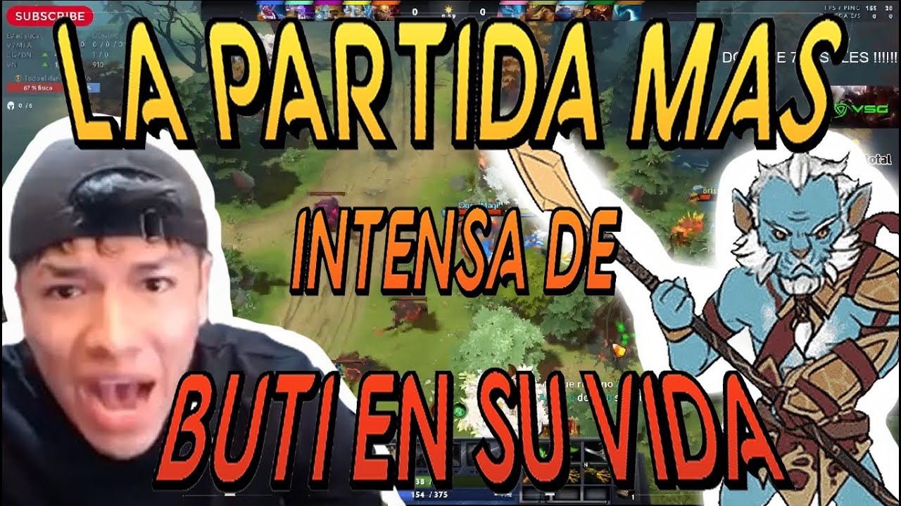 LA PARTIDA MAS INTENSA DE BUTI EN SU VIDA !!! 😲😲😲 - YouTube