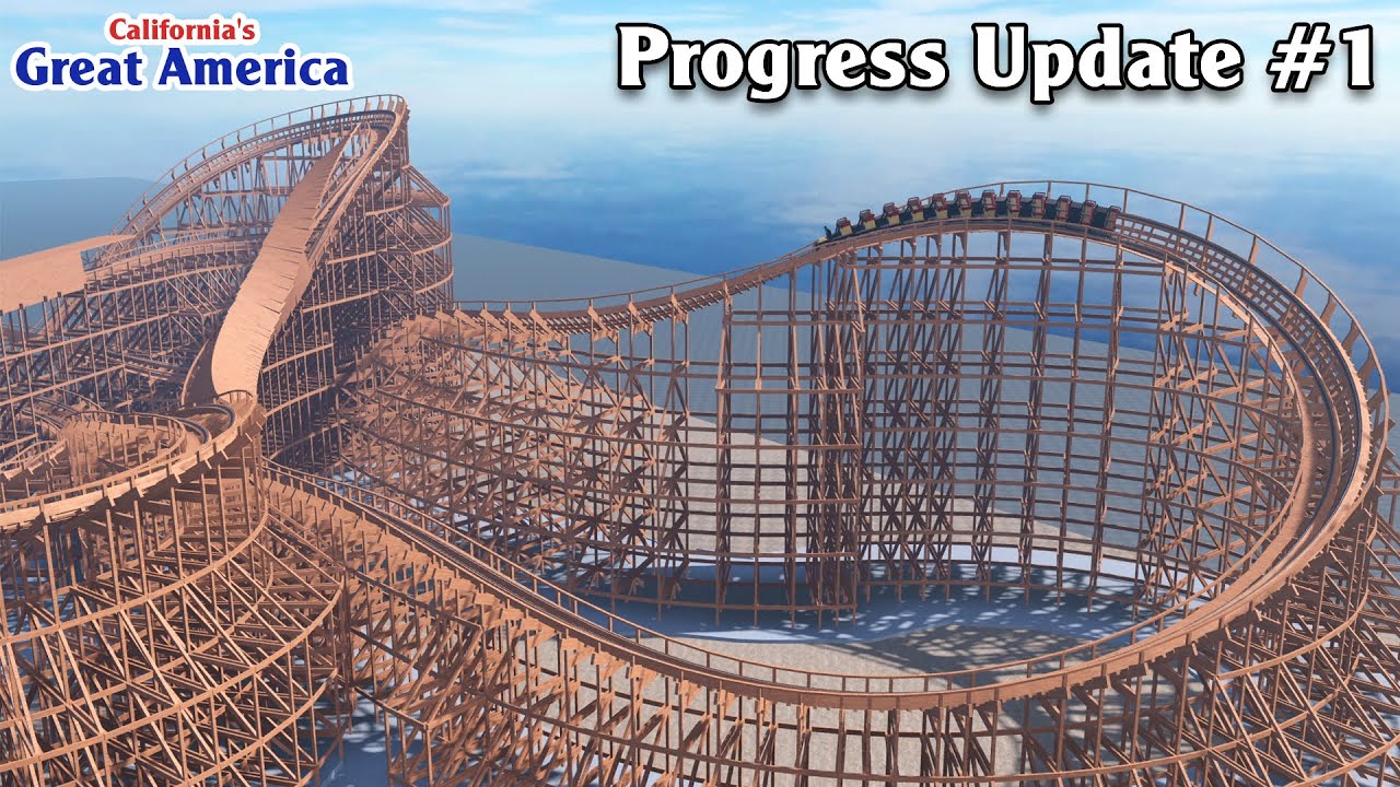 California's Great America Roblox Progress Update #1 | Inside RCC - YouTube