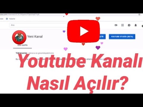 Yeni Bir Youtube Kanalı Nasıl Açılır Bilgisayardan ( ÜCRETSİZ)