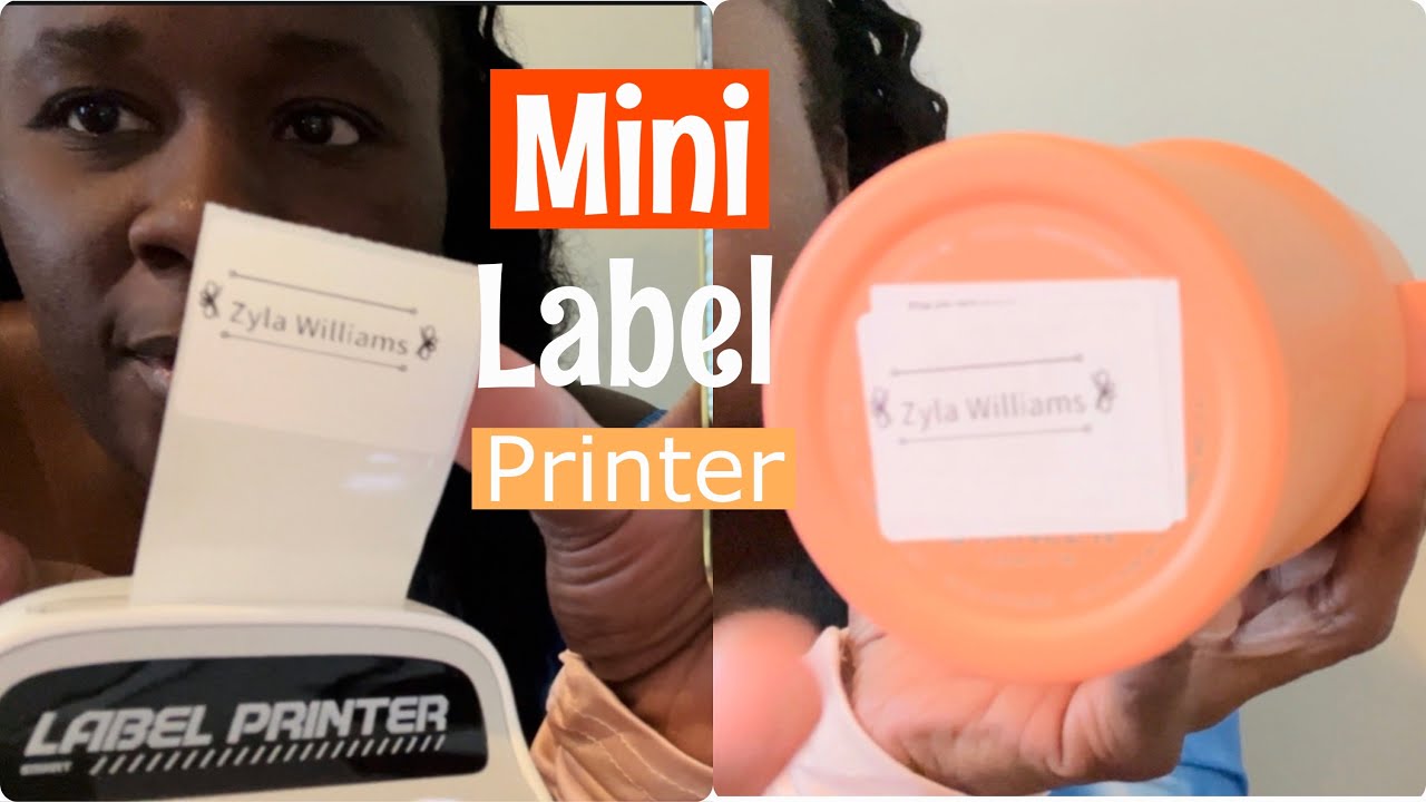 MINI PORTABLE HPRT LABEL PRINTER | DIY LABEL PRINTER - YouTube