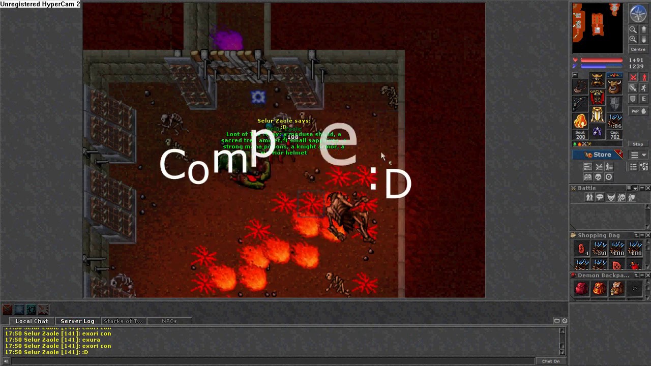 Tibia The Many Boss - YouTube