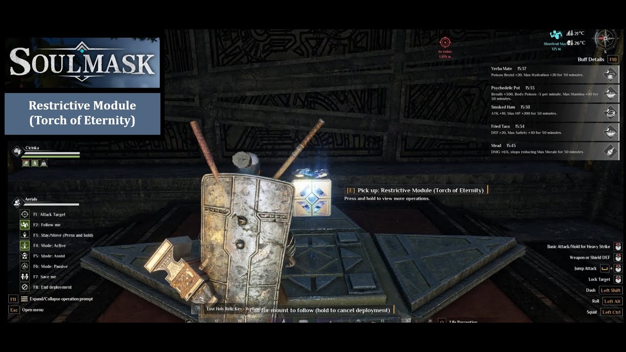 SOULMASK CZ | Restrictive Module (for Torch of Eternity Mask) | Where ...